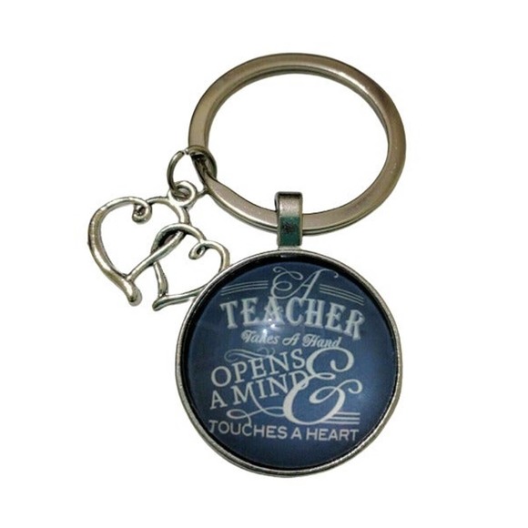 Accessories | Teacher Appreciation Day Cabochon Charm Keychain Keyring ...